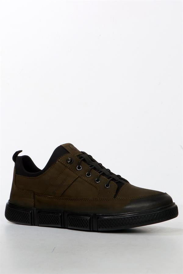 Leather Khaki Men's Shoes – Trend Republic